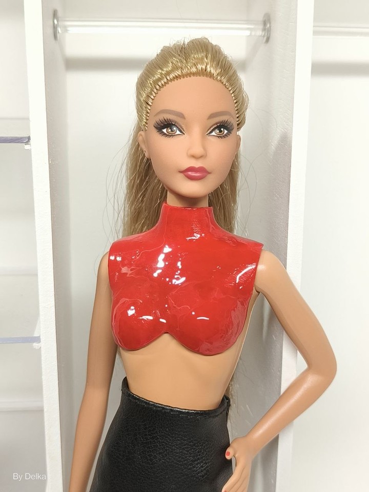 Red Bodice For Barbie Muse Model | eBay