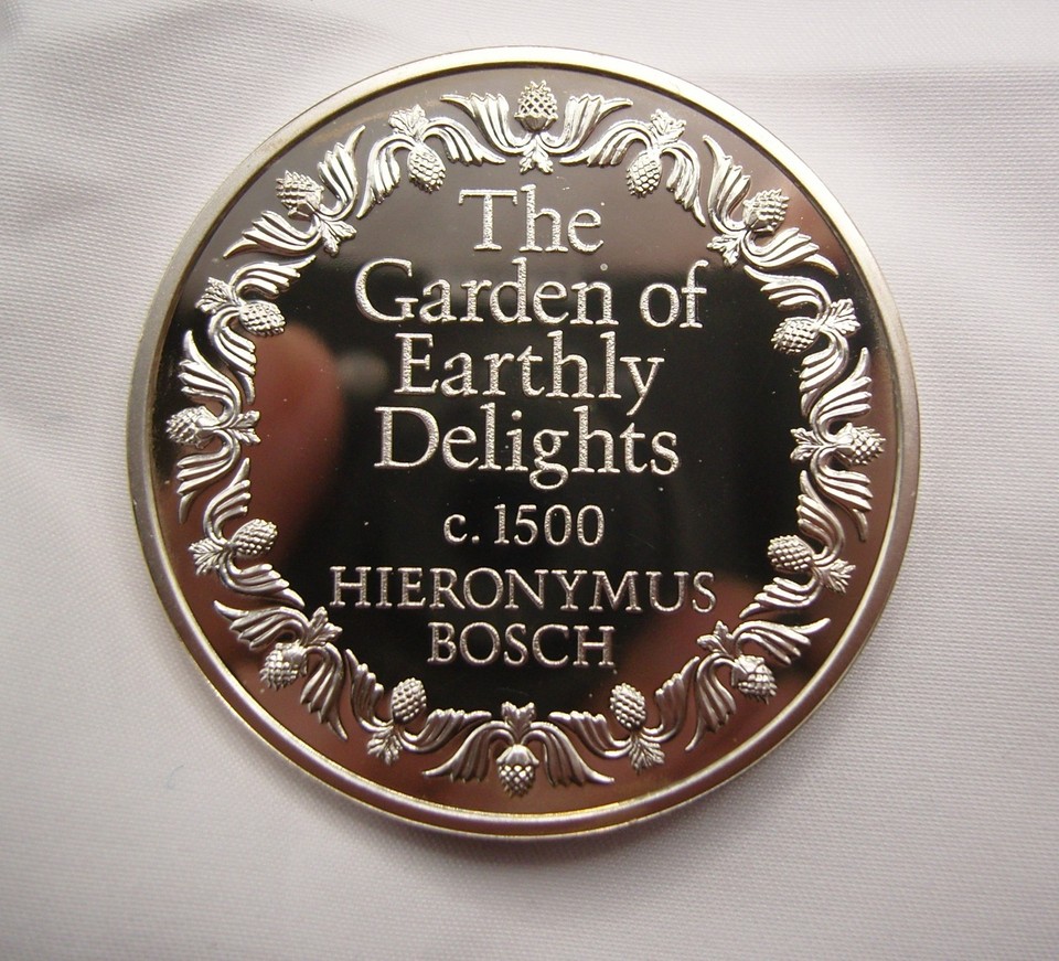 100 Greatest Masterpieces 66g Sterling Silver J Pinches - Garden ...