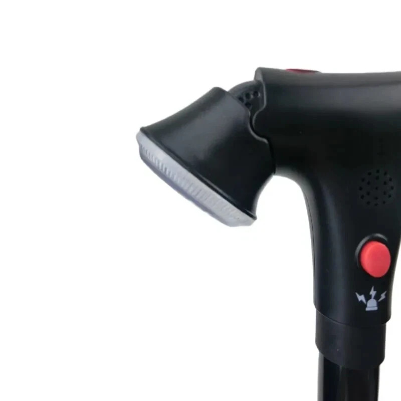 Collapsible Telescopic Folding Cane Elder Cane LED With alarm Walking ...