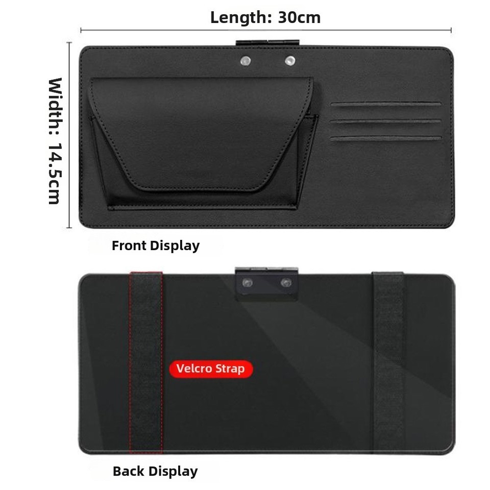 Adjustable Clip and Strap Car Sun Visor Extender Polarized for Glare ...