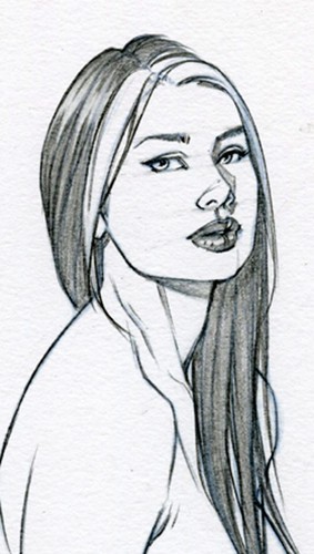 8,5x11" SAVAGE ROGUE SK#3404 ORIGINAL PINUP GIRL ART by ALEX MIRANDA | eBay