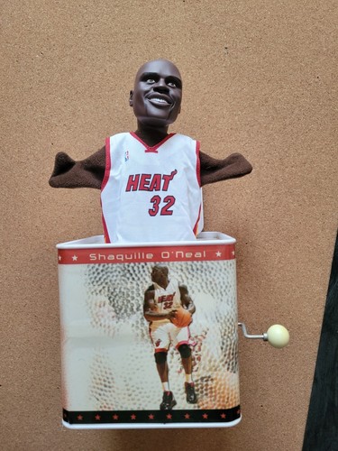 NBA UPPER DECK JOX BOX SHAQ SHAQUILLE O NEAL 2005 MIAMI HEAT JACK IN ...