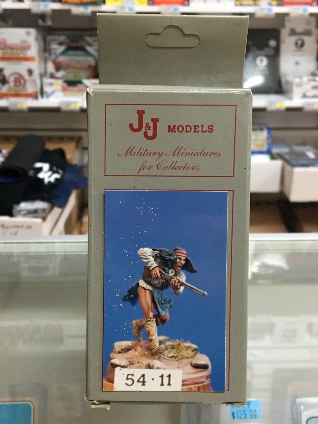 J & J Models APACHE WARRIOR Military Miniature Figurine 54-11 Made in ...