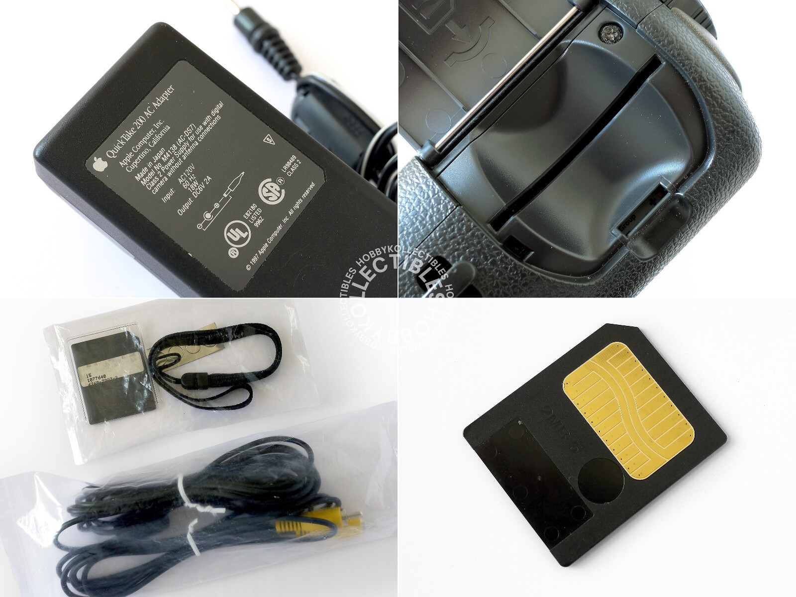 Apple Vintage QuickTake 200 Digital Camera w/Box CD 2mb Storage Card ...