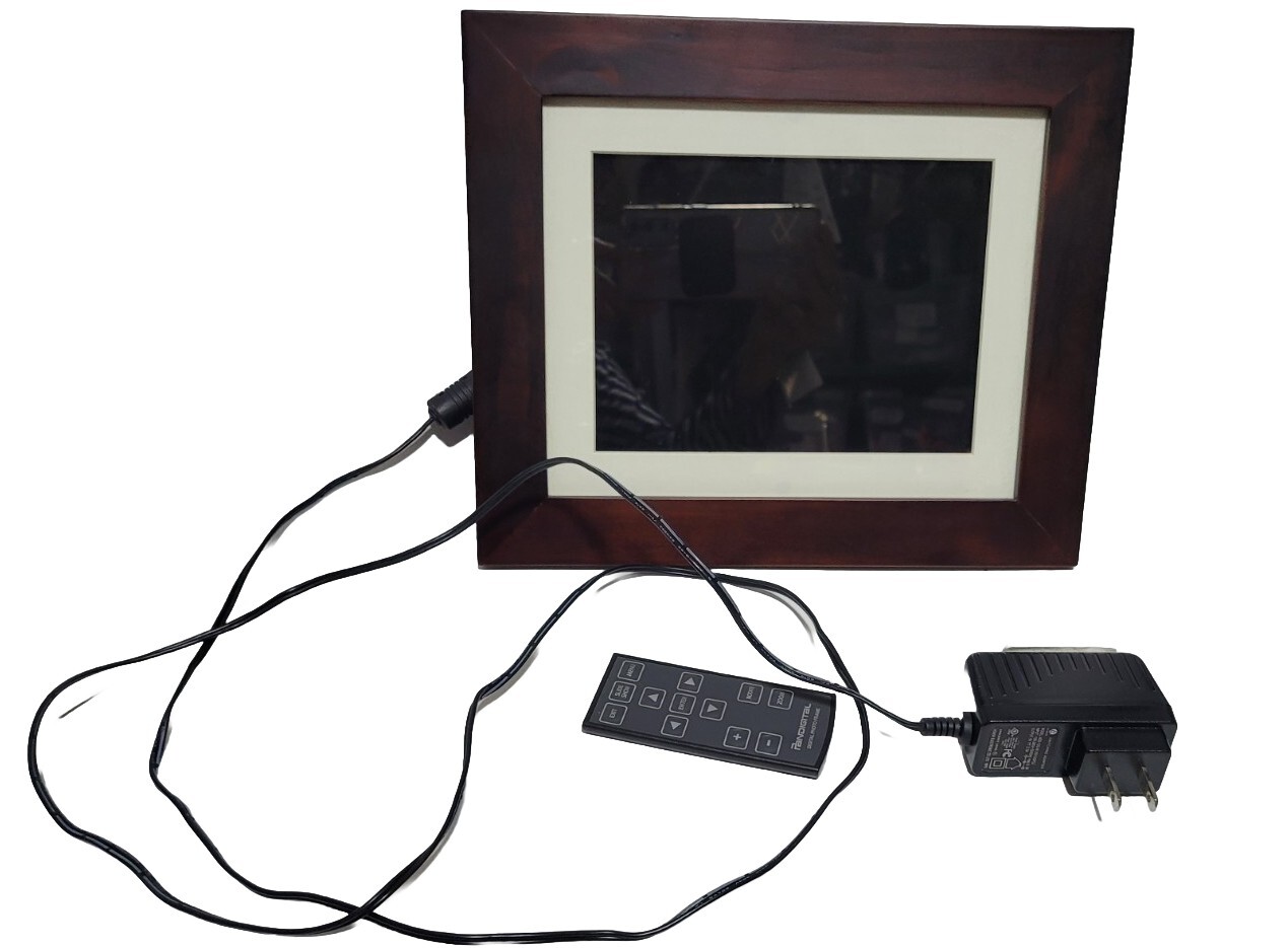 Pandigital PI8004W01 8" Digital Picture Frame, Remote Control and ...