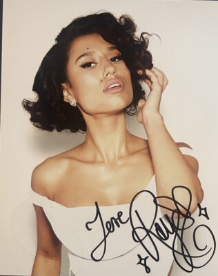 RAYE SINGER SIGNED 8x10 PHOTO POP SINGER AUTOGRAPH AUTHENTIC COA | eBay