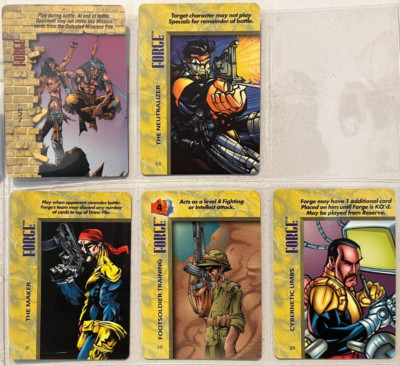 Overpower Marvel Collectible Card Game - Forge Character Cards Set of ...