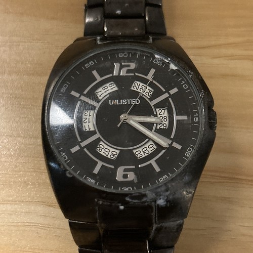 Men's KENNETH COLE Unlisted Gunmetal Gray Analog-Digital Chrono Watch ...