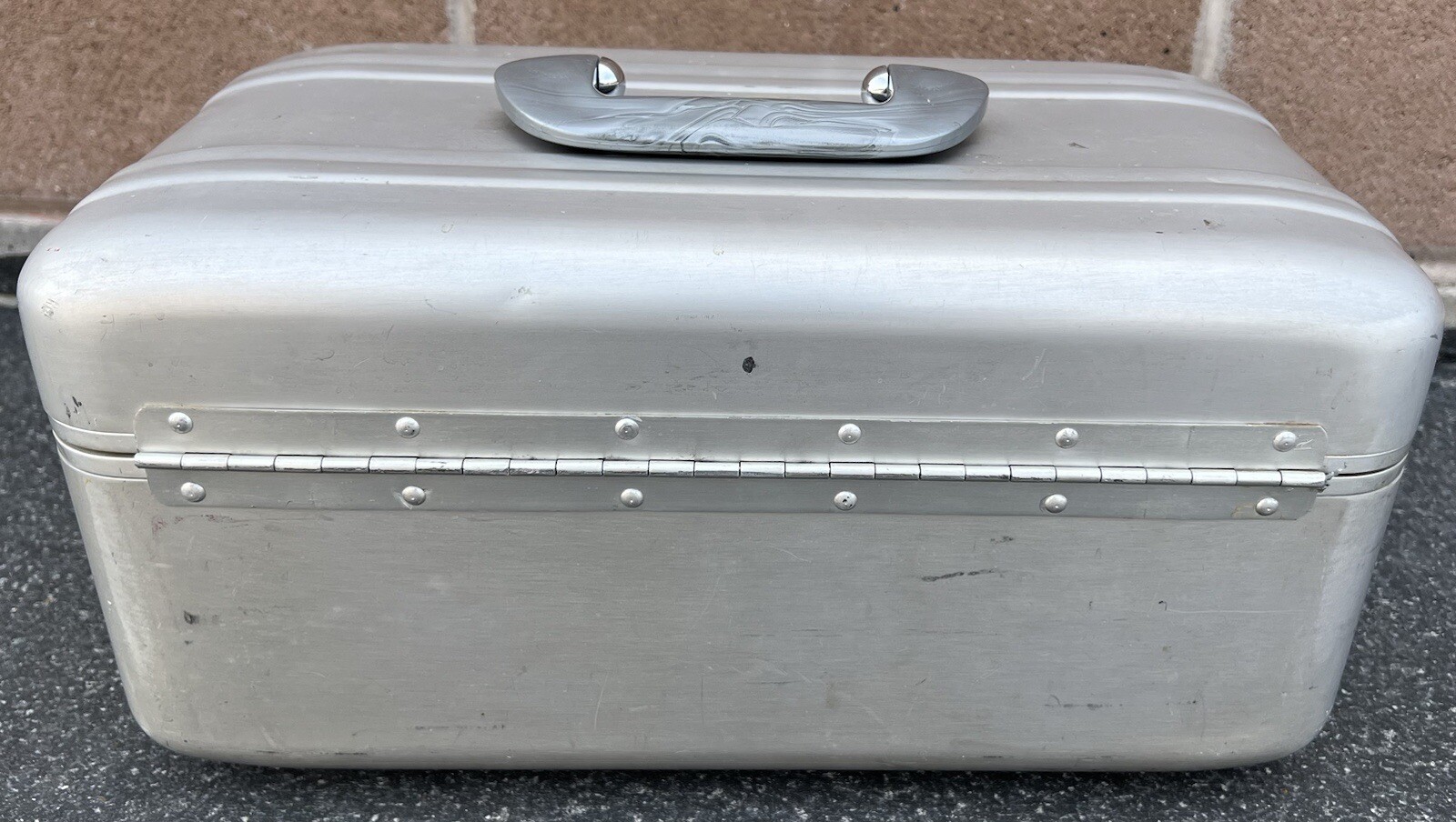 Vintage 50s Halliburton Train Case Makeup Camera Cinema Travel Hard ...