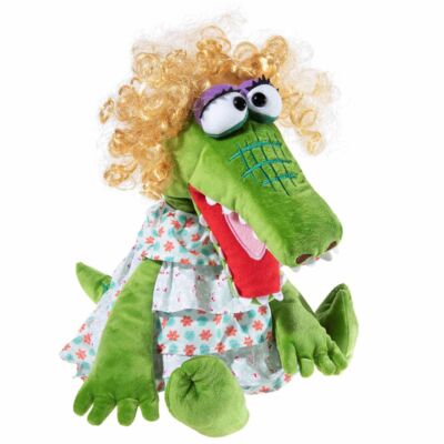Handpuppe Krokodella | Sandmann | Jan & Henry | 40 cm | Handspiel Puppe ...