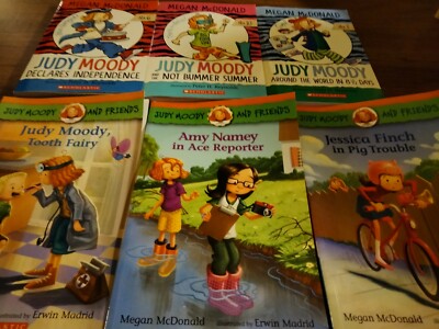 Judy Moody Books (6) By Megan McDonald | eBay