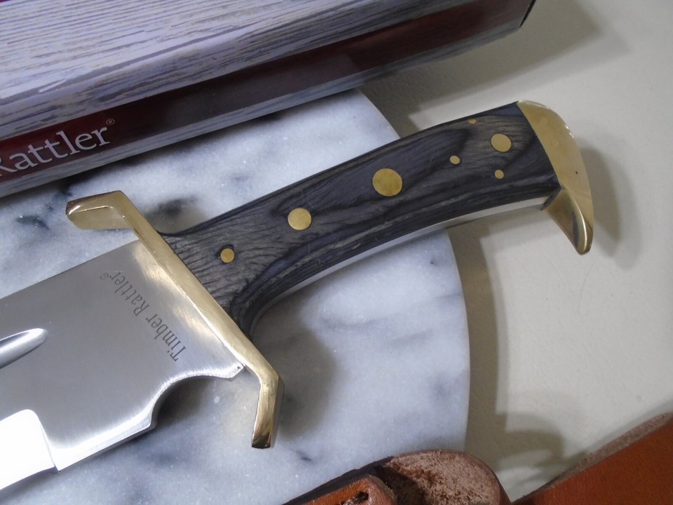 Timber Rattler Western Outlaw Bowie Knife Full Tang Fixed Blade TR65 16 ...