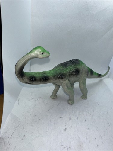 GREENBRIER INTL. Brontosaurus Dinosaur Plastic Toy Figure 5” Tall X 11 ...
