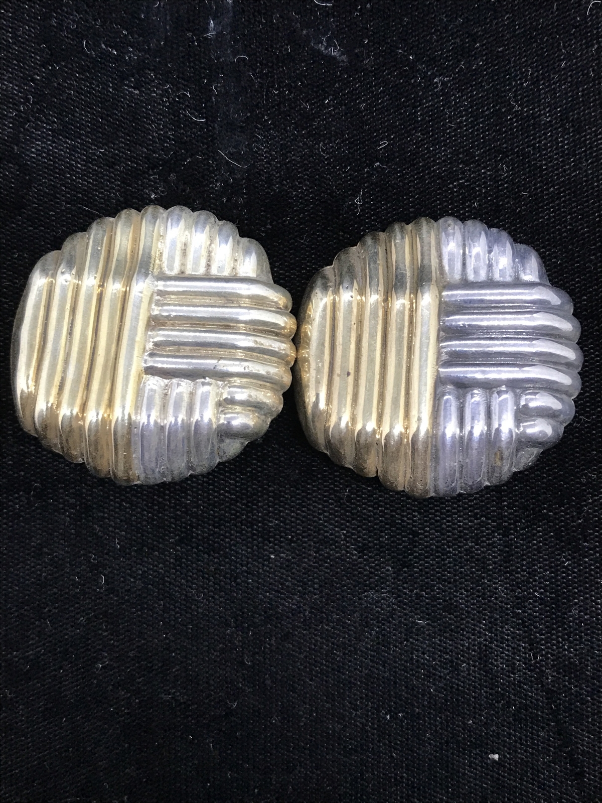 Vintage Brian Bergner 925 Sterling Electroform Modernest 2-tone Clip ...