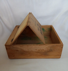 Vintage I Magnin Empty Wood Box - English Lemon Bath Size Soap Box ...