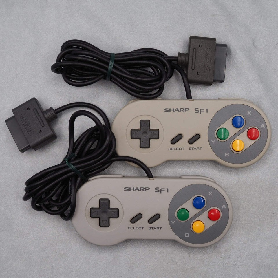 SHARP SF-1 Console System Nintendo Super Famicom Color TV 14G-SF1 ...
