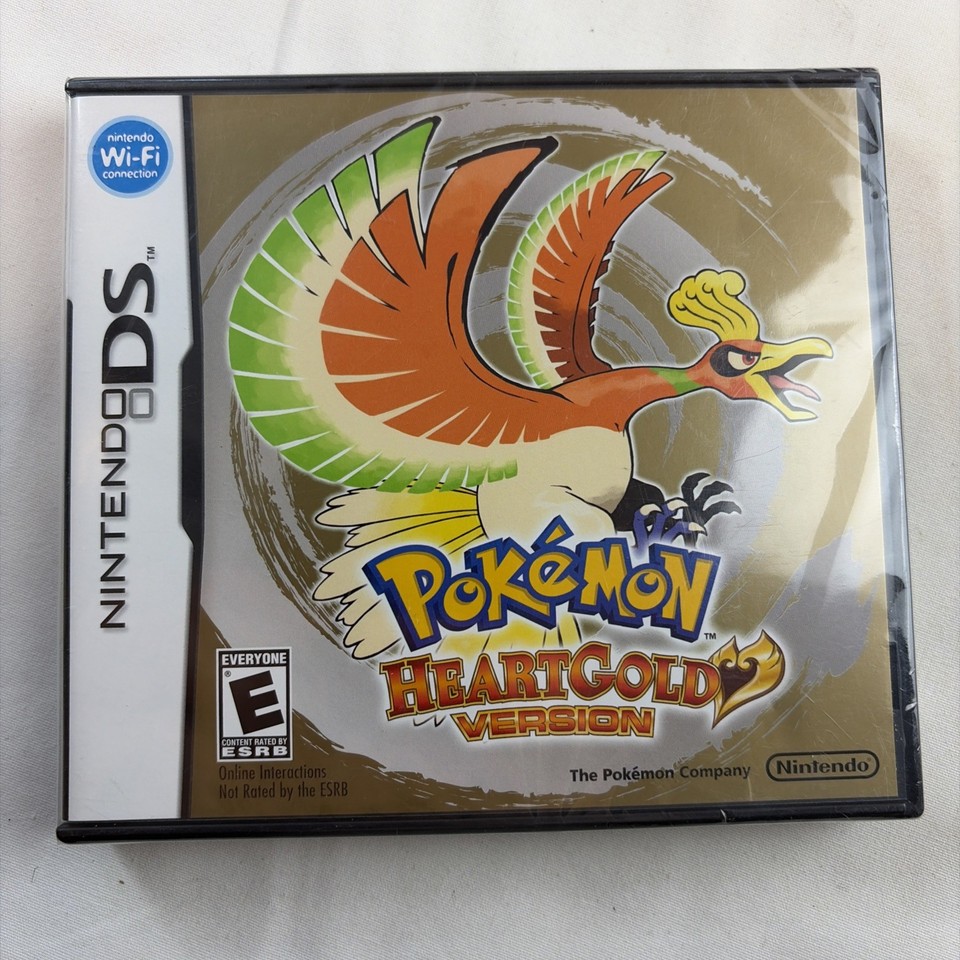 Brand New! Pokemon HeartGold Version Nintendo DS Sealed Big Box ...