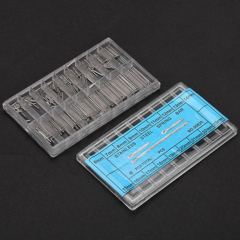 360Pack 6-23mm Watch Band Link Cotter Pin Assortment 0.9mm Bracelet Strap Bar | eBay