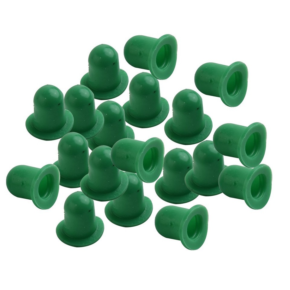 20 Pcs Molded Clips Moulding Trim Clip With Rubber Cover White+Light ...