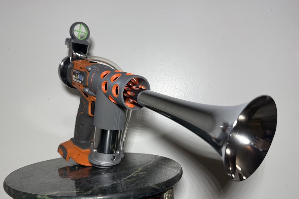 RIDGID Air Horn Train Horn Gun. Chrome THE LOUDEST | eBay
