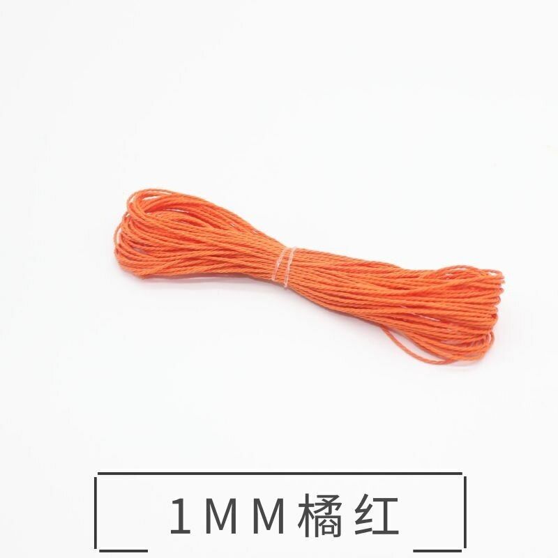1mm Cotton Waxed Cord Beading Rattail Braided DIY String Thread ...