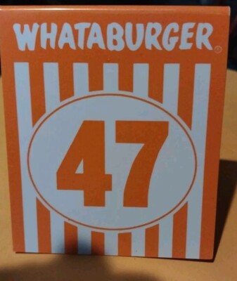 Whataburger Table Tent Number 47 | eBay