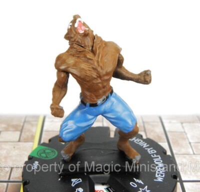 Amazing Spider-Man ~ WEREWOLF BY NIGHT #015 HeroClix miniature w/card ...