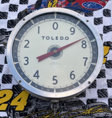 VTG Toledo Model 2110 Commercial Hanging Scale 30lb Capacity 2 Sides NO ...