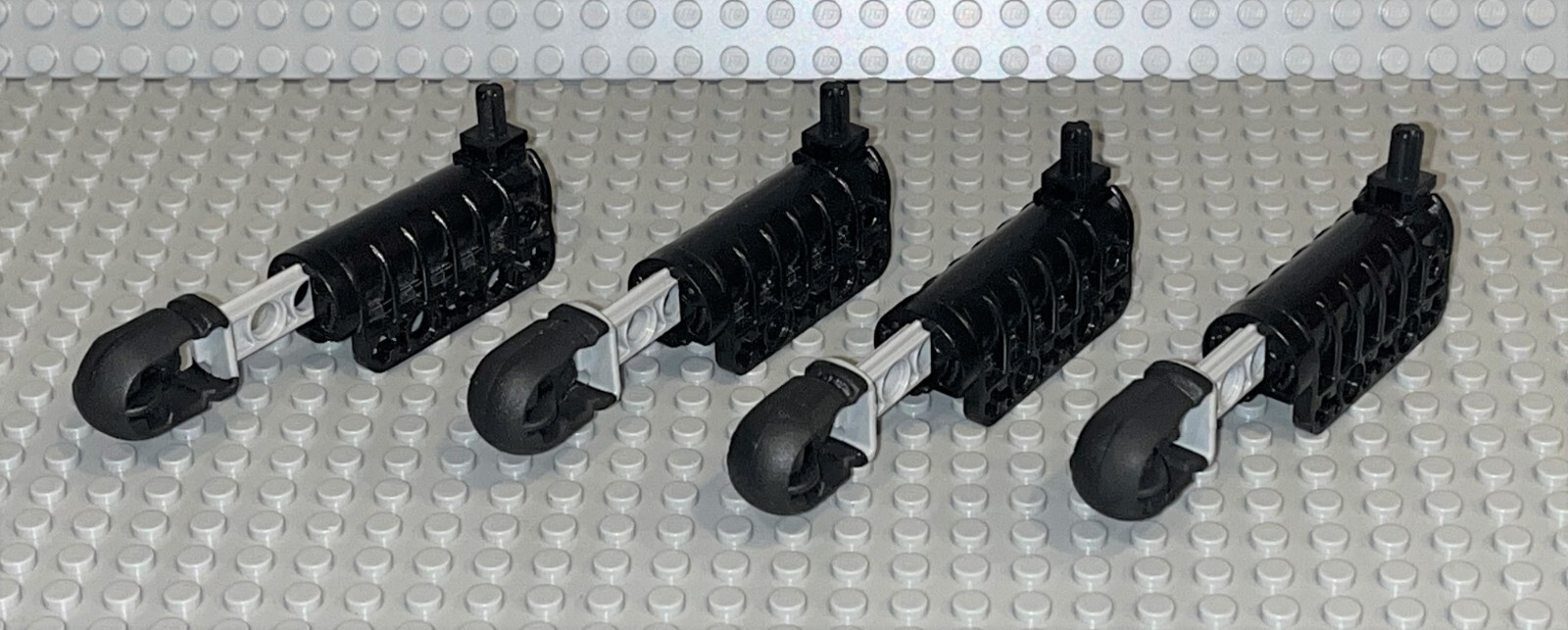 Lego Lot of 4 Black Launcher Cannon 57029 and Projectiles 57028 | eBay