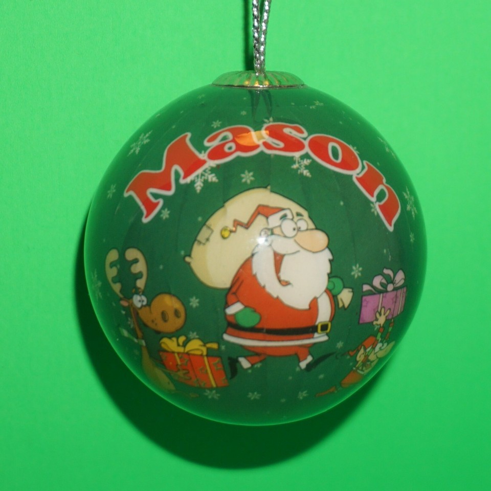 Christmas Ornament Ball Personalized The Name People Many Colors Pick ...