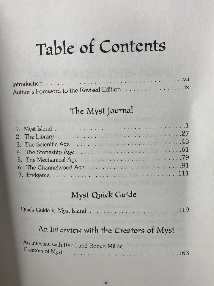 Myst PC CD-ROM Game With Myst Strategy Guide Revised and Expanded ...
