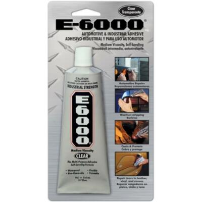Eclectic 230022 3.7 Oz Clear E6000 Automotive & Industrial Adhesive ...