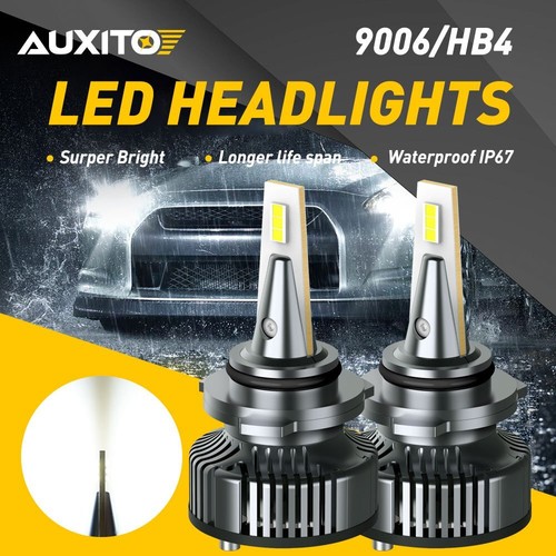 AUXITO 9006 HB4 Front LED Headlight Bulbs 6500K Bright Low Beam Conversion Kit | eBay