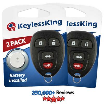 Fits 2005 2006 Pontiac G6 Keyless Entry Remote Car Key Fob 22733523 2x ...