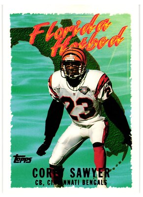 1995 Topps #FH6 Corey Sawyer Cincinnati Bengals Florida Hotbed | eBay