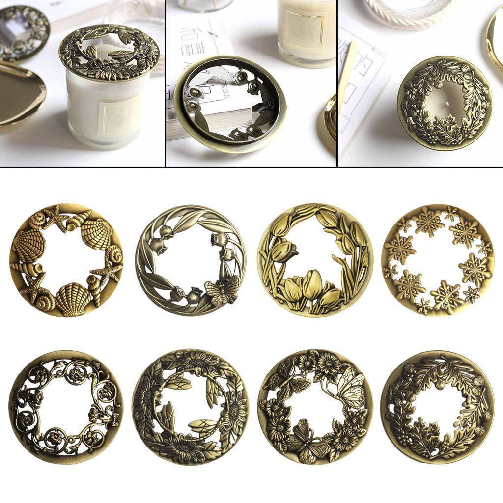 Antique Metal Candles Candle Cover Candle Lid Candle Topper Accessories ...
