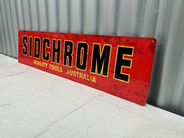 SIDCHROME TOOLS HEAVY DUTY SIGN 800 X 200 FREE POST SPANNER MAN | eBay ...