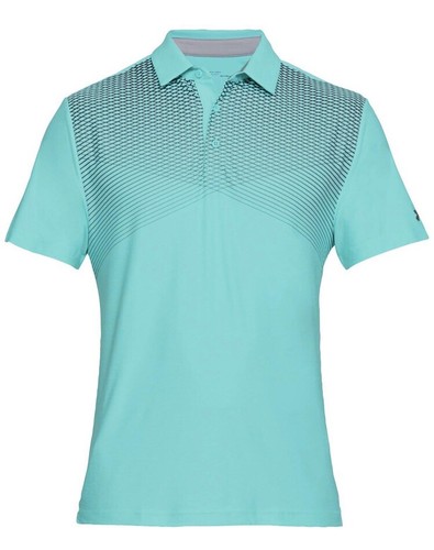 Mens Under Armour Playoff Polo Golf Shirt 1253479 435 2XL Tropical Tide ...