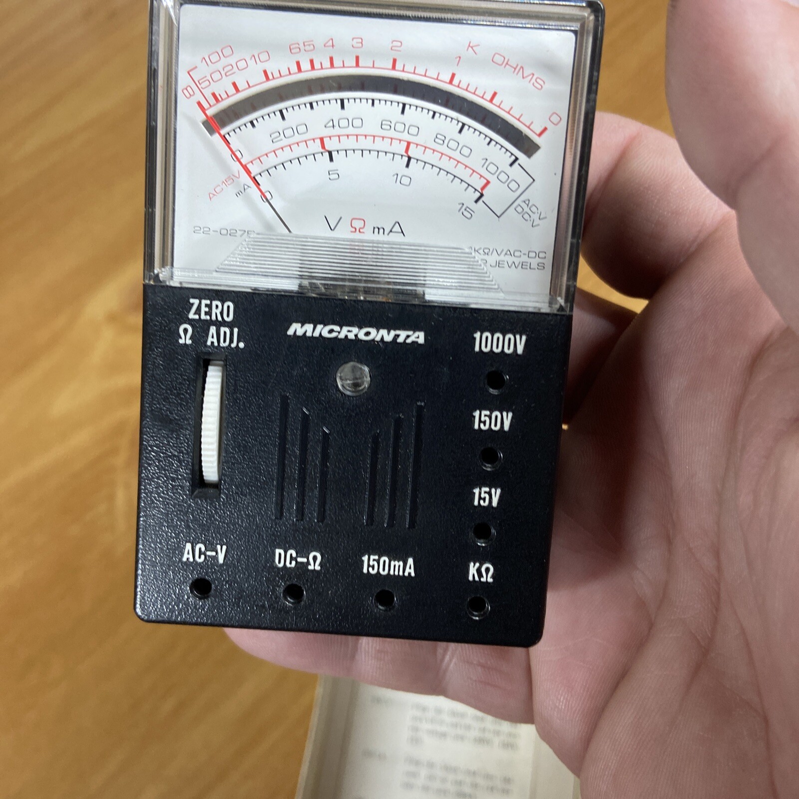 Micronta 1 000 Ohms Volt Multitester Multimeter 22-027b for sale online ...
