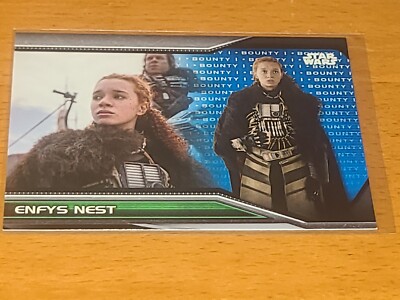 STAR WARS ENFYS NEST 2021 TOPPS BOUNTY HUNTERS BOUNTY LEVEL 1 BLUE #B1 ...