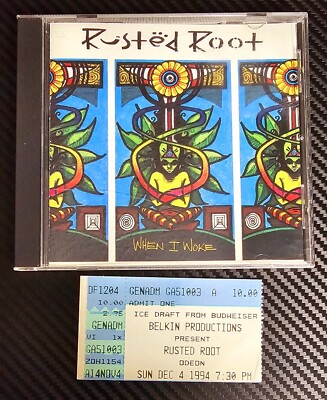 {Alternative Rock} Rusted Root, When I Woke CD & 1994 Concert Stub | eBay