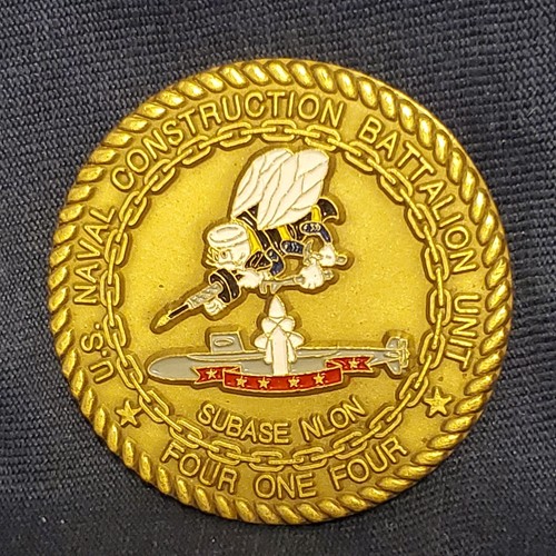 US Naval Construction Battalion Unit 414 SEABEE Navy USN Military ...