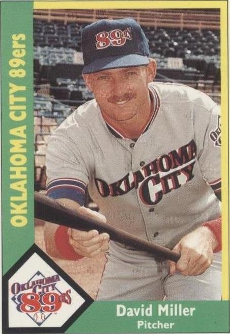 1990 CMC AAA - Oklahoma City 89ers Green Back David Miller #6 (RC) for ...