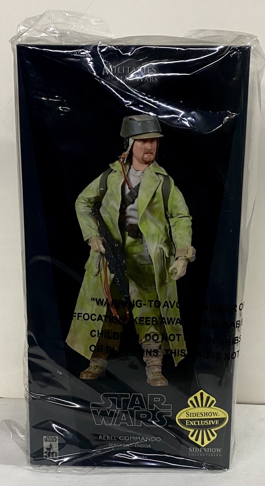 SIDESHOW STAR WARS EXCLUSIVE SERGEANT REBEL COMMANDO NEW 1/6 SCALE 12 ...