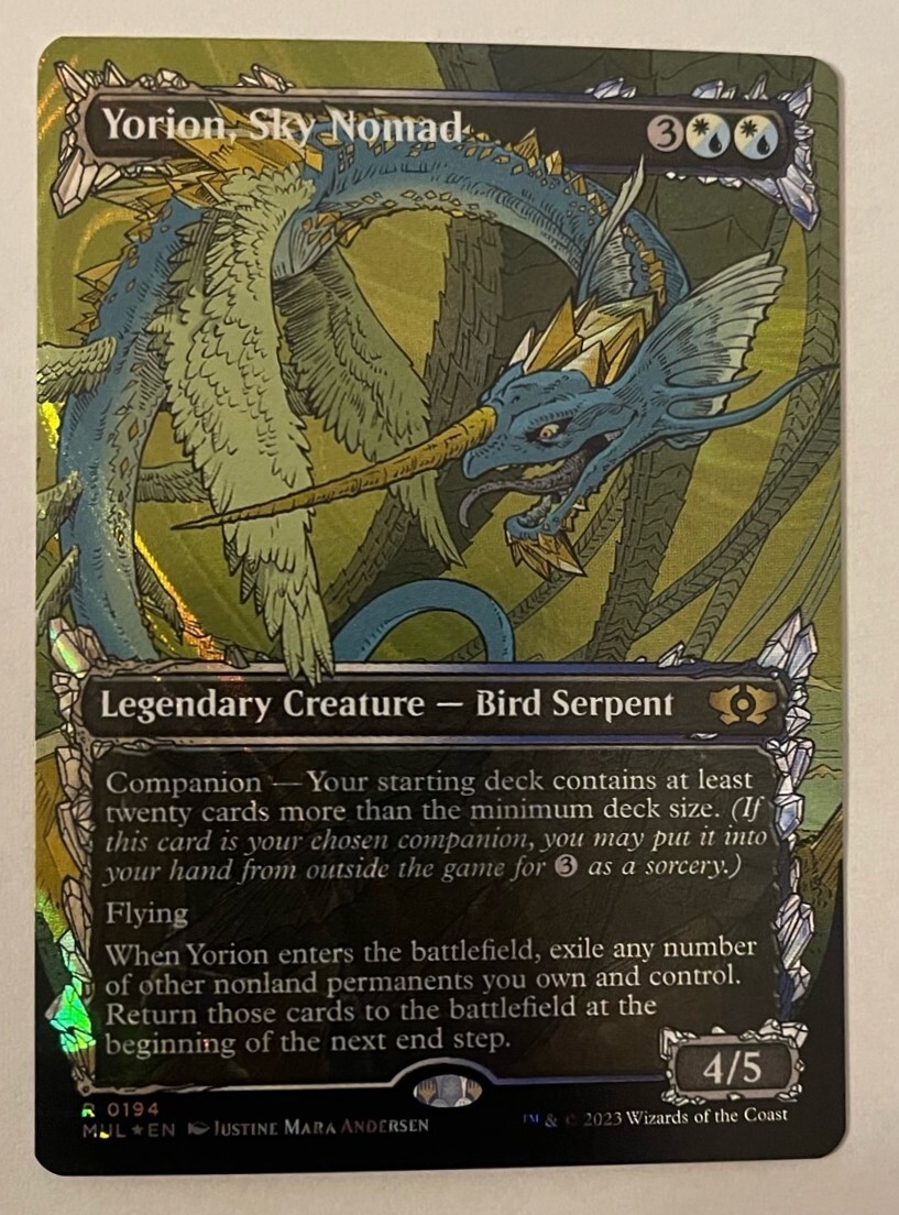 Yorion, Sky Nomad Halo Foil - March of the Machine MTG Magic the ...