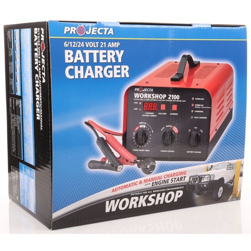 PROJECTA Workshop-2100 21A Battery Charger 6/12/24V HDBC35 | eBay Australia