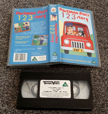 POSTMAN PAT POSTMAN PAT'S 123 STORY LEARN TO COUNT PAL VHS VIDEO KIDS ...