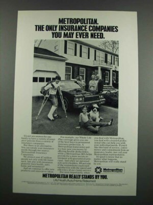 1983 Metropolitan Life Insurance Ad - The Only | eBay