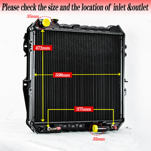 Premium Radiator For 1988-1997 Toyota Hilux LN106 LN107 LN111 2.8L ...