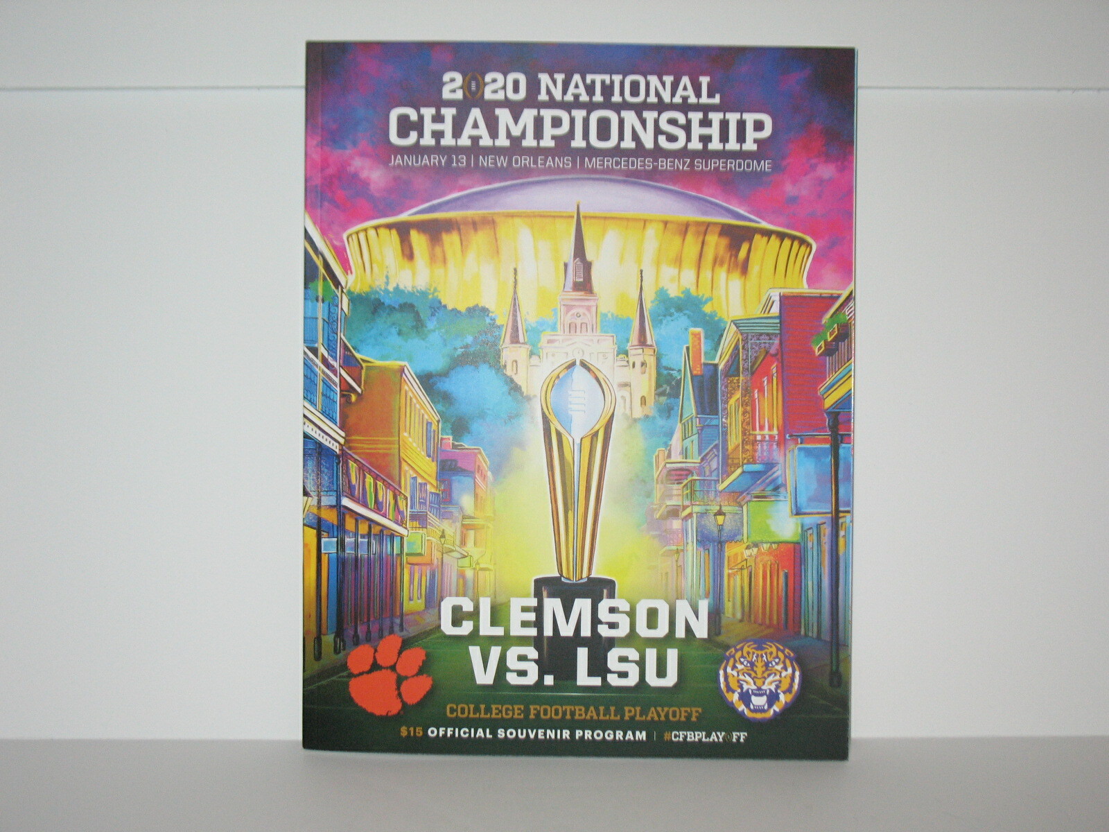 2019 2020 (2) CFP Championship Game Official Program - LSU vs. Clemson ...